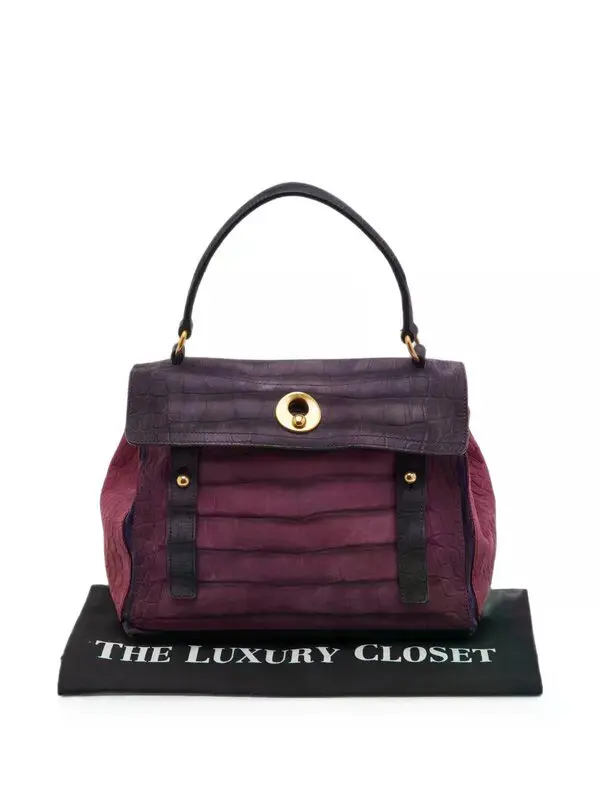 Saint Laurent Muse Two Croc-embossed Shoulder Bag