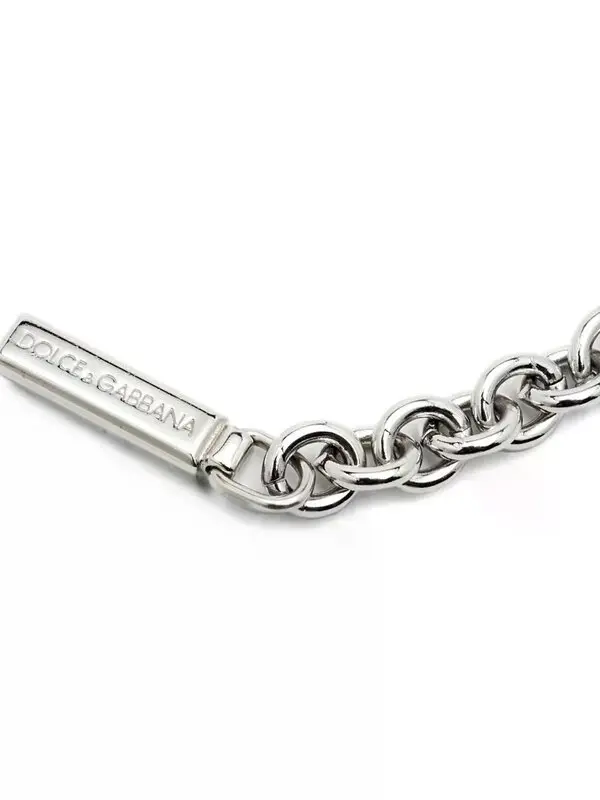 Dolce & Gabbana Crystal Embellished Chain-link Belt
