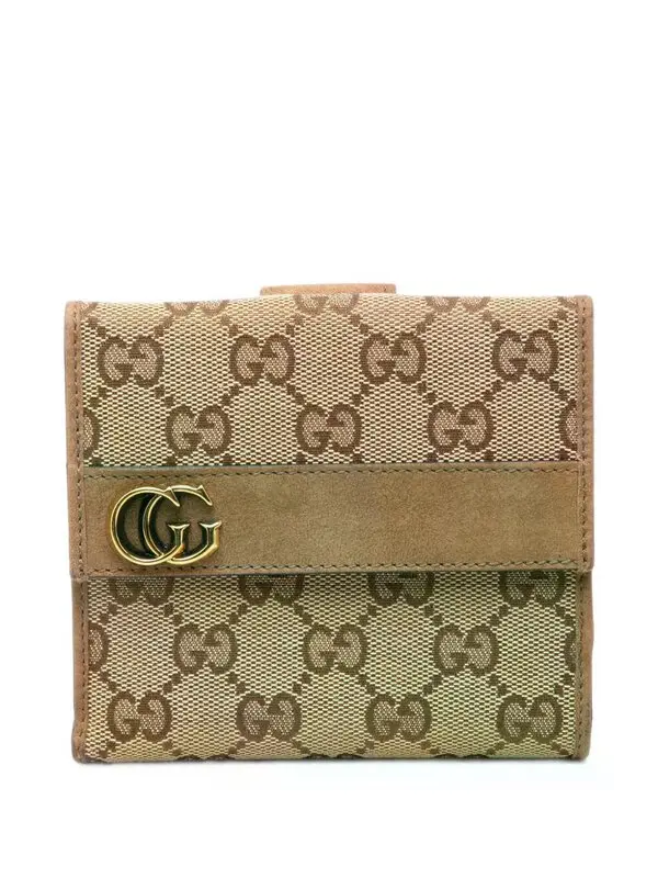 Gucci 2000-2015 Gg Canvas Trifold Compact Wallet Small Wallets