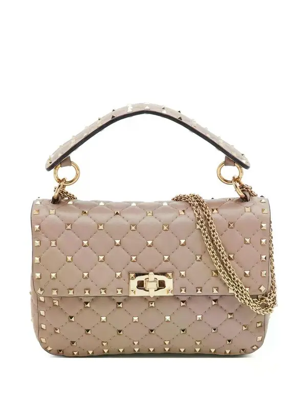 Valentino Garavani Rockstud Spike Tote Bag - Neutrals