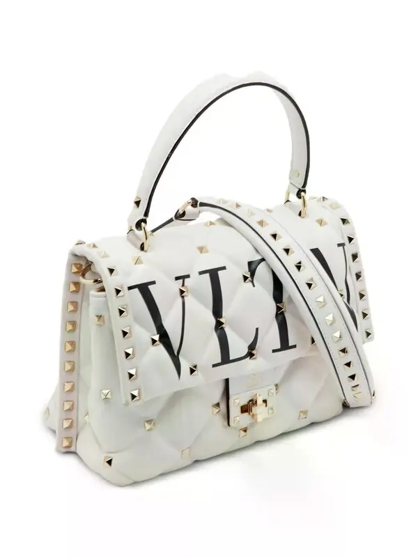 Valentino Garavani Vltn Spike Rockstud Tote Bag - White