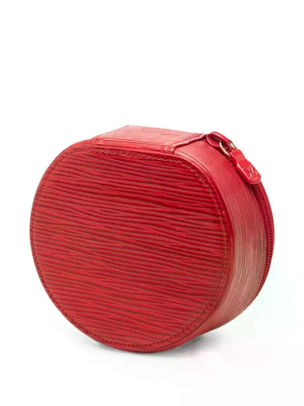 LOUIS VUITTON 1990-2010 Epi Ecrin Bijoux Travel Jewelry Case - Red