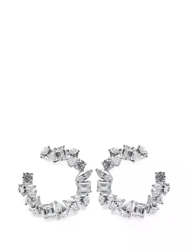FANTASIA BY DESERIO Multi-shape Swirl Earrings