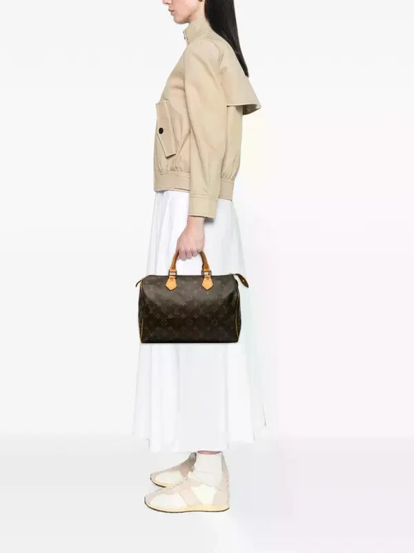 LOUIS VUITTON 2005 Monogram Speedy 30 Boston Bag - Brown