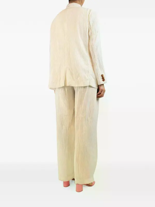 Victoria Beckham Textured Two-piece Suit