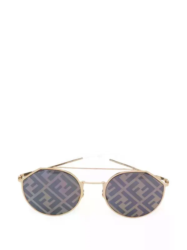 Fendi Zucca Round Sunglasses