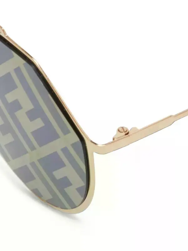 Fendi Zucca Round Sunglasses