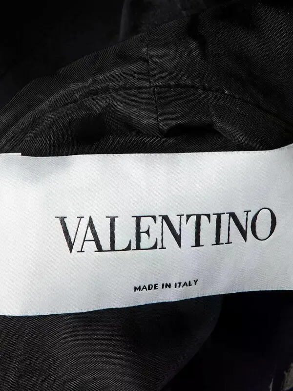Valentino Garavani Graphic Print Hooded Mini Dress