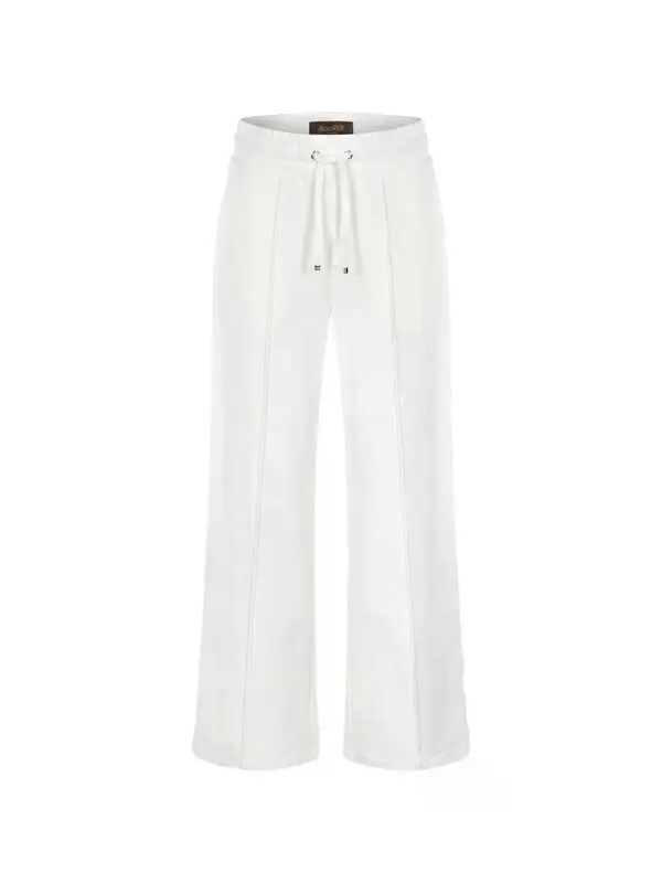 MOORER Drawstring Pintuck-detail Track Pants