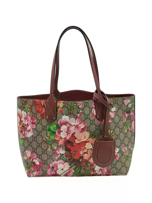 Gucci Reversible Blooms Gg Supreme Tote Bag
