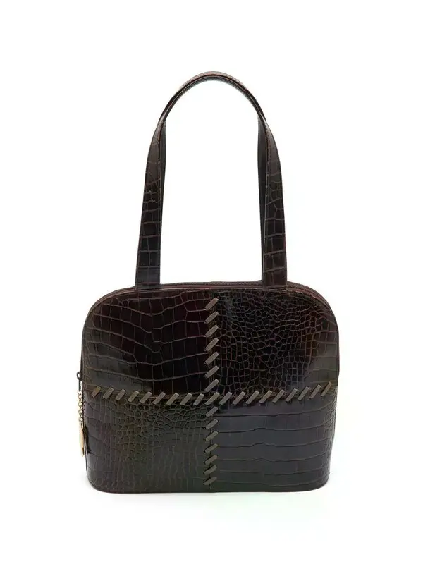 Saint Laurent Crocodile-embossed Shoulder Bag