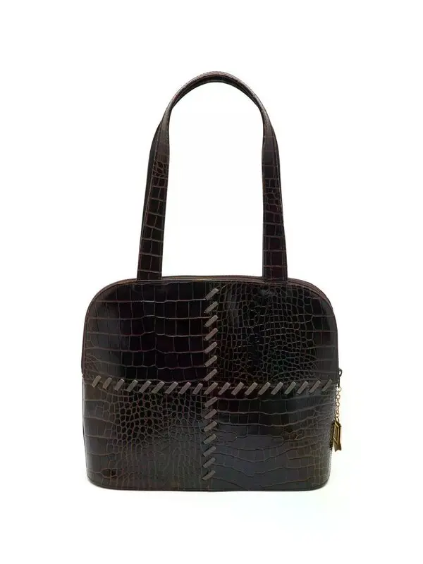 Saint Laurent Crocodile-embossed Shoulder Bag