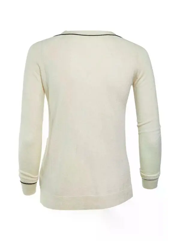 Max Mara Contrast-trim Button-front Cardigan