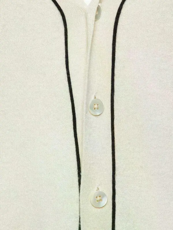Max Mara Contrast-trim Button-front Cardigan