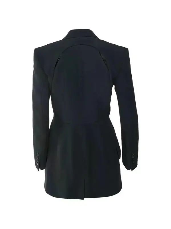 Alexander McQueen Cut-out Single-breasted Blazer