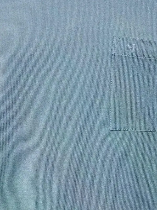 Hermès Pique-knit Chest-pocket T-shirt