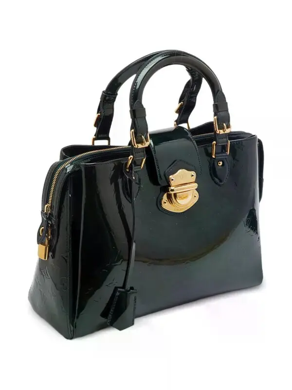 LOUIS VUITTON Melrose Avenue Monogram Vernis Tote Bag - Green