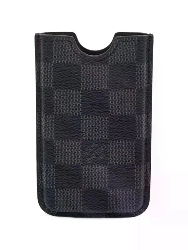 LOUIS VUITTON Damier Graphite Canvas Phone Case