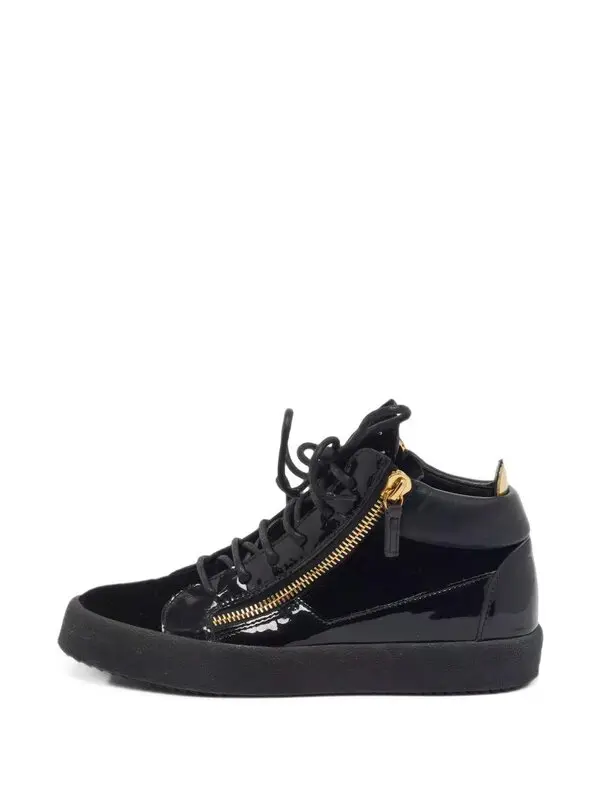 GIUSEPPE ZANOTTI Kriss Patent-leather Sneakers