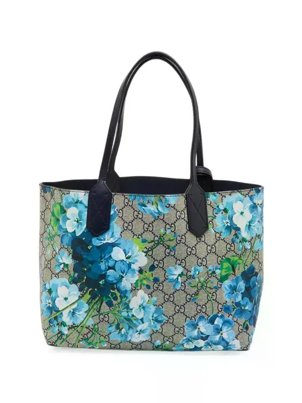 Gucci Blooms Gg Supreme Reversible Tote Bag