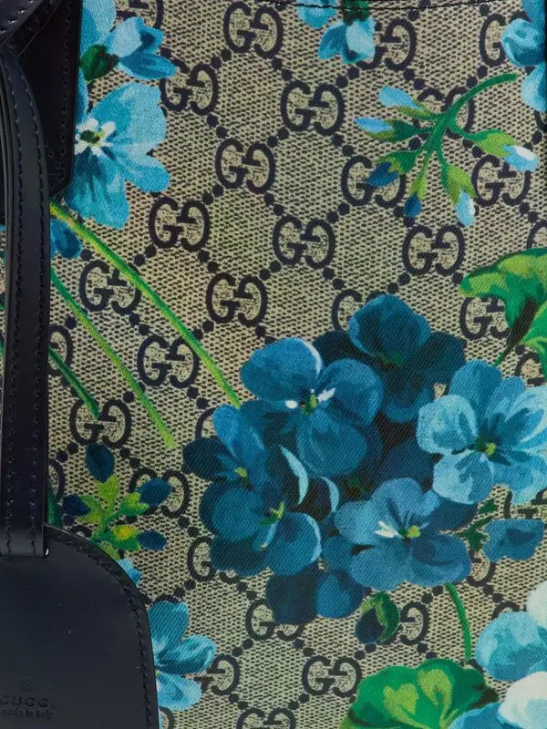 Gucci Blooms Gg Supreme Reversible Tote Bag