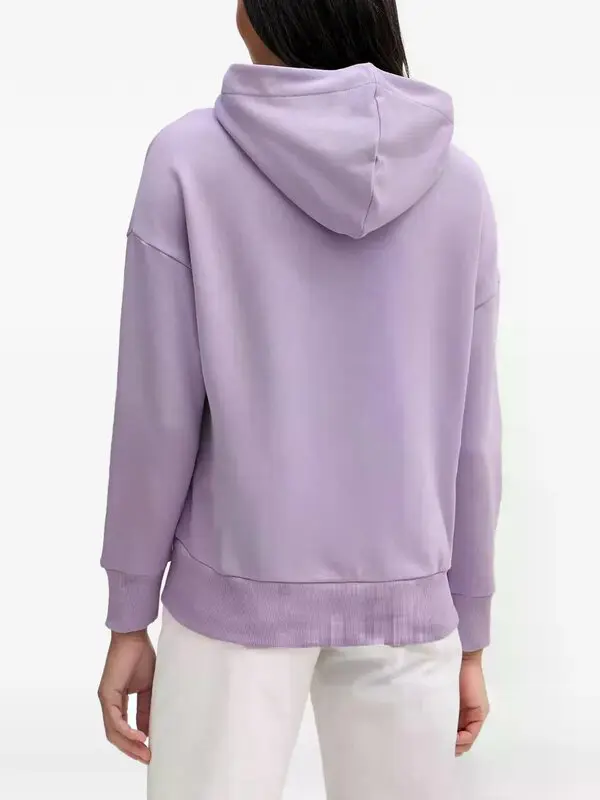 Marc O'polo Drop Shoulder Hoodie - Purple
