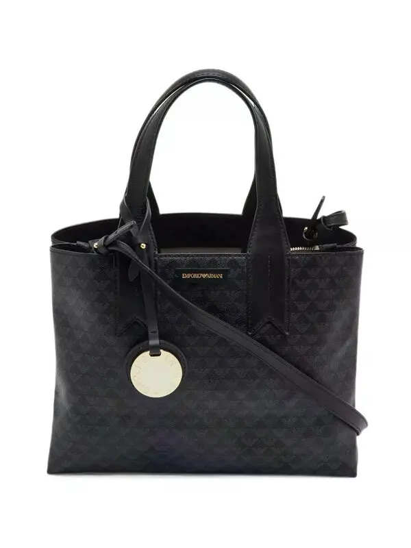 Emporio Armani Logo Charm Tote Bag