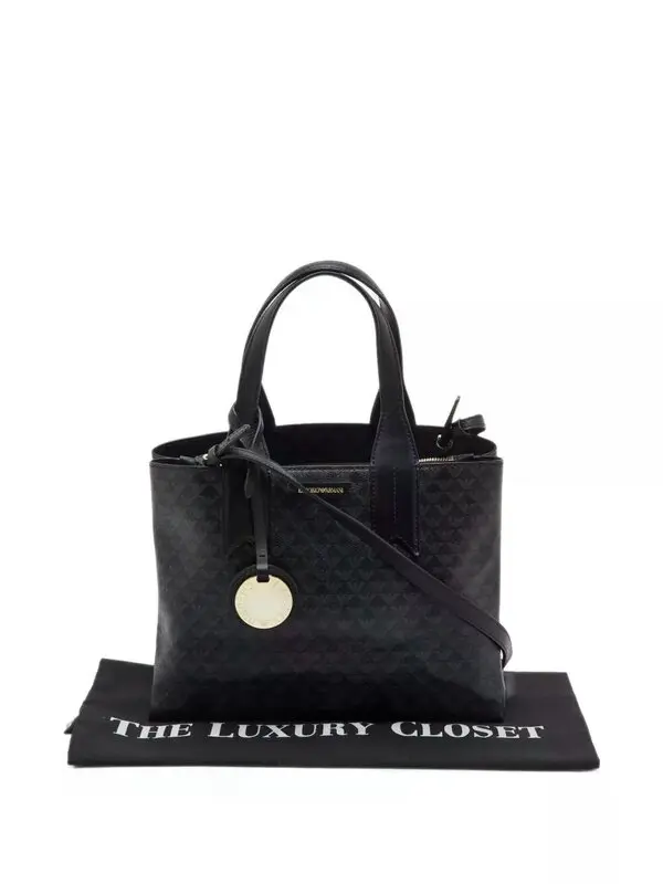 Emporio Armani Logo Charm Tote Bag