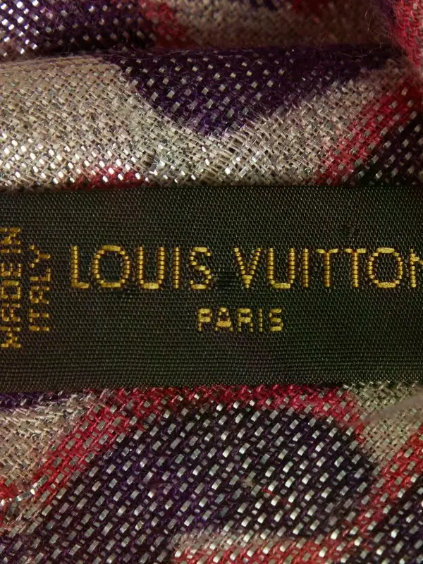 LOUIS VUITTON X Stephen Sprouse Leopard-print Stephen Sprouse Scarf