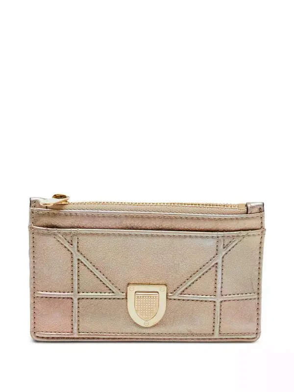 Dior 2019 Diorama Card Holder - Gold