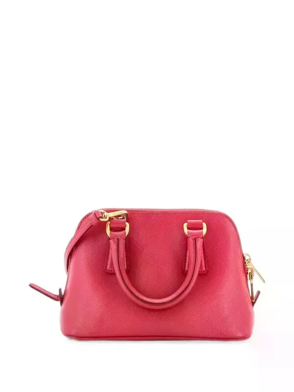 Prada Saffiano Leather Mini Crossbody Bag - Pink