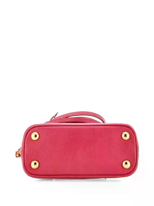Prada Saffiano Leather Mini Crossbody Bag - Pink
