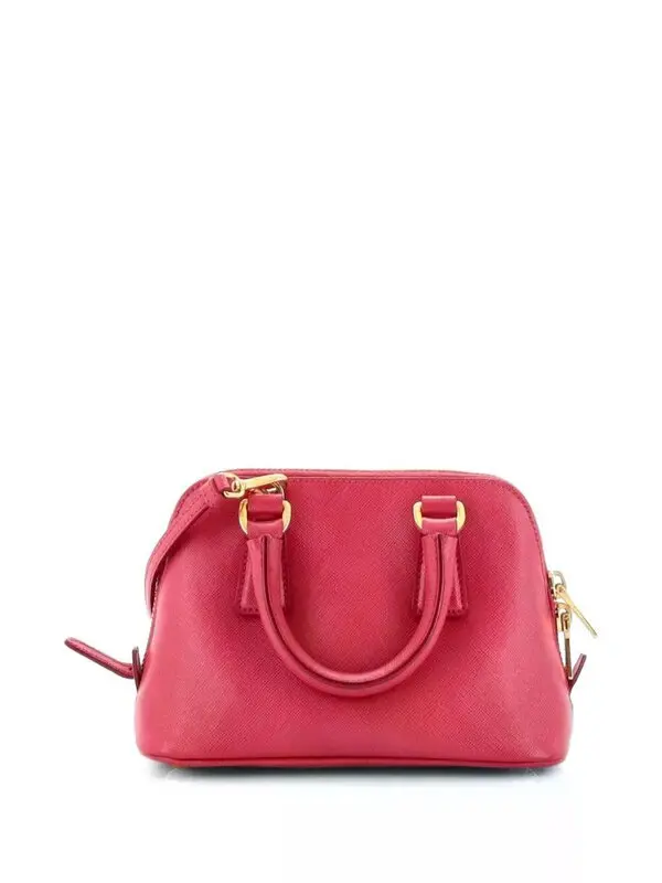 Prada Saffiano Leather Mini Crossbody Bag - Pink