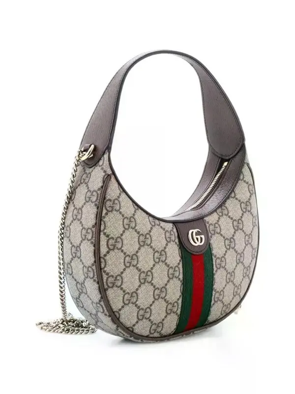 Gucci Ophidia Gg Coated Canvas Small Hobo Bag
