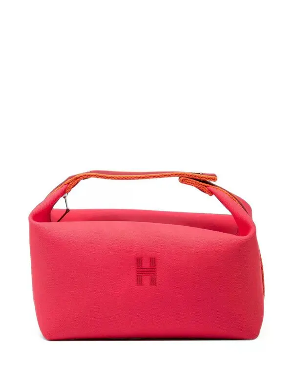 Hermès 2010-2026 Large Toile Bride A Brac Case Vanity Bag