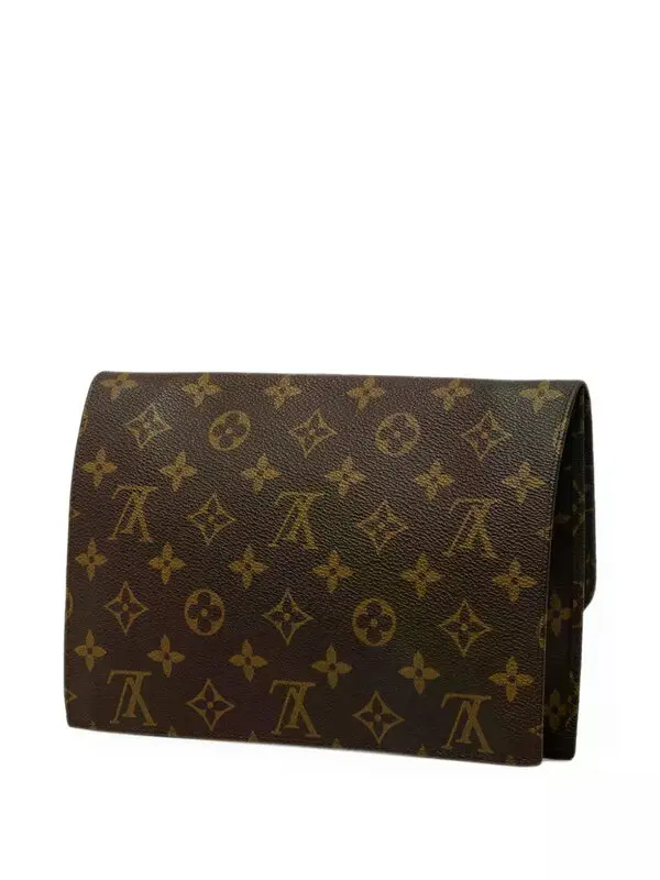 LOUIS VUITTON 1991 Monogram Pochette Rabat 23 Clutch Bag