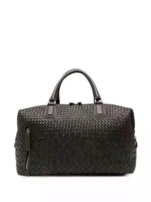 Officine Creative Woven Leather Holdall