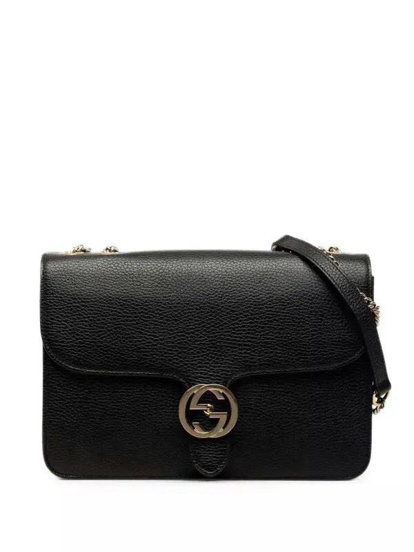 Gucci Medium Dollar Calfskin Interlocking G Crossbody Bag