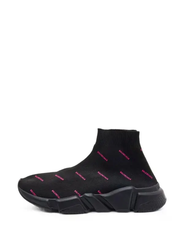 Balenciaga Speed Slip-on Sneakers With Logo Print