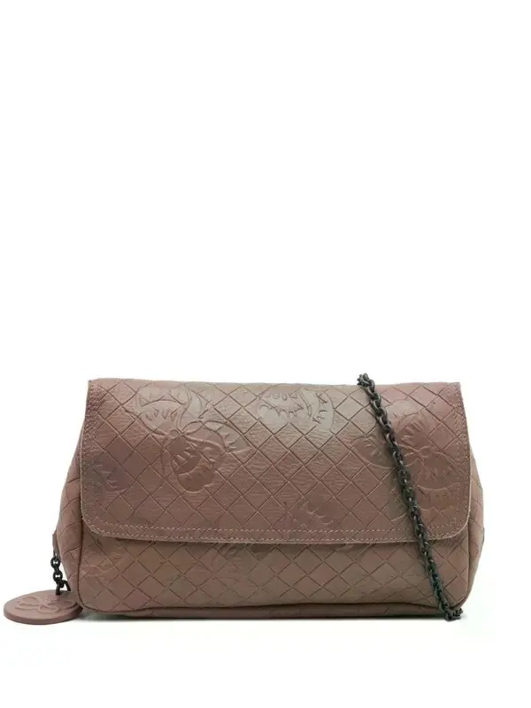 Bottega Veneta Leather Crossbody Bag - Brown
