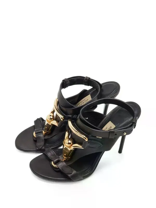 Burberry Bridle Horse-clip Heeled Sandals