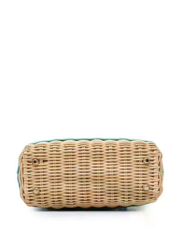 Dior Mini Wicker Lady Satchel - Neutrals
