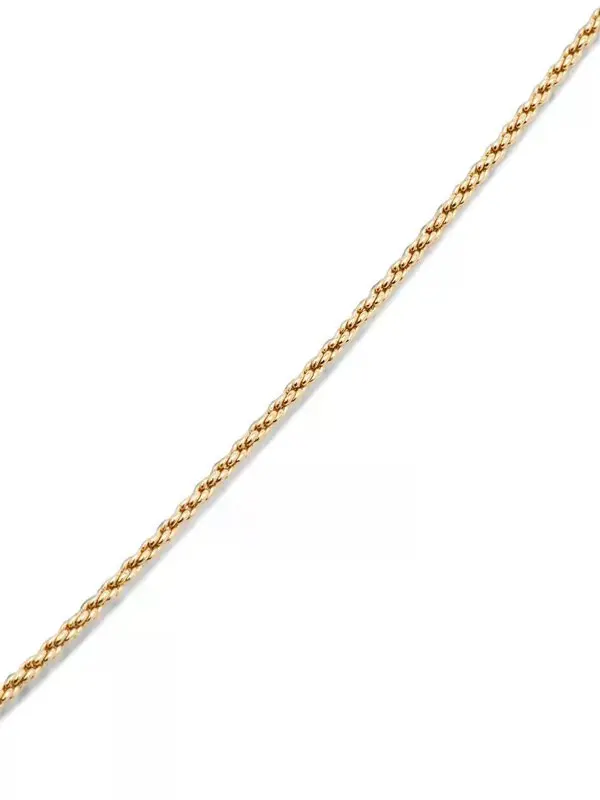 Dior Crystal Ribbon Cd Pendant Necklace