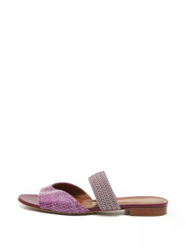 MALONE SOULIERS Milena Woven-cord Sandals - Pink