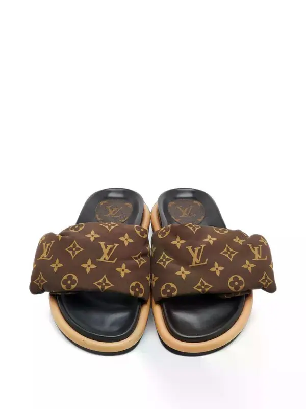 LOUIS VUITTON Pool Pillow Monogram Slide Sandals