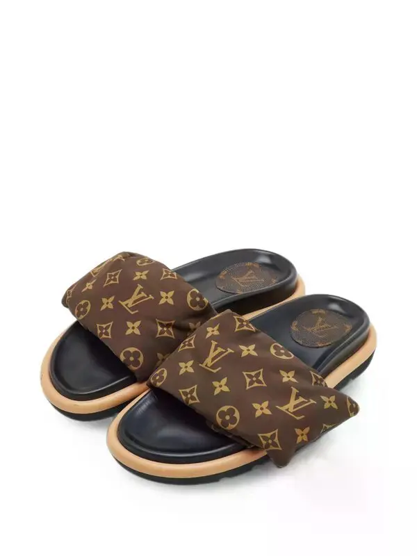 LOUIS VUITTON Pool Pillow Monogram Slide Sandals