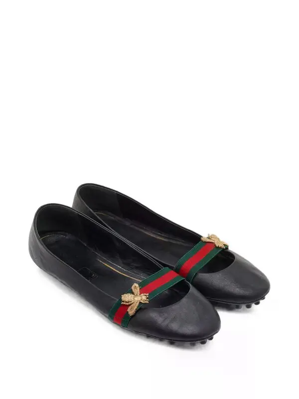 Gucci Bayadere Bee Ballet Flats