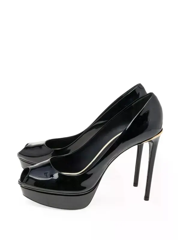 LOUIS VUITTON Peep-toe Platform Stiletto Pumps