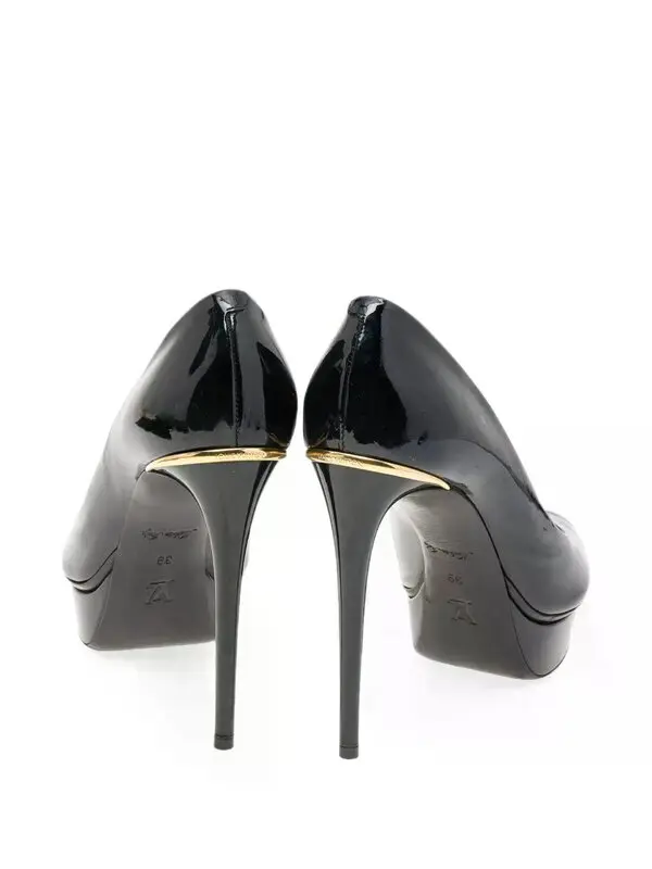 LOUIS VUITTON Peep-toe Platform Stiletto Pumps
