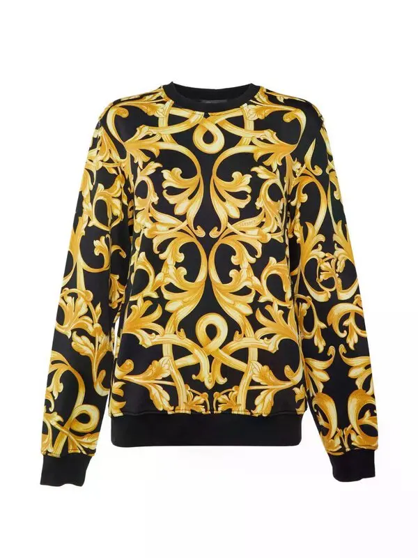Versace Baroque-print Sweatshirt